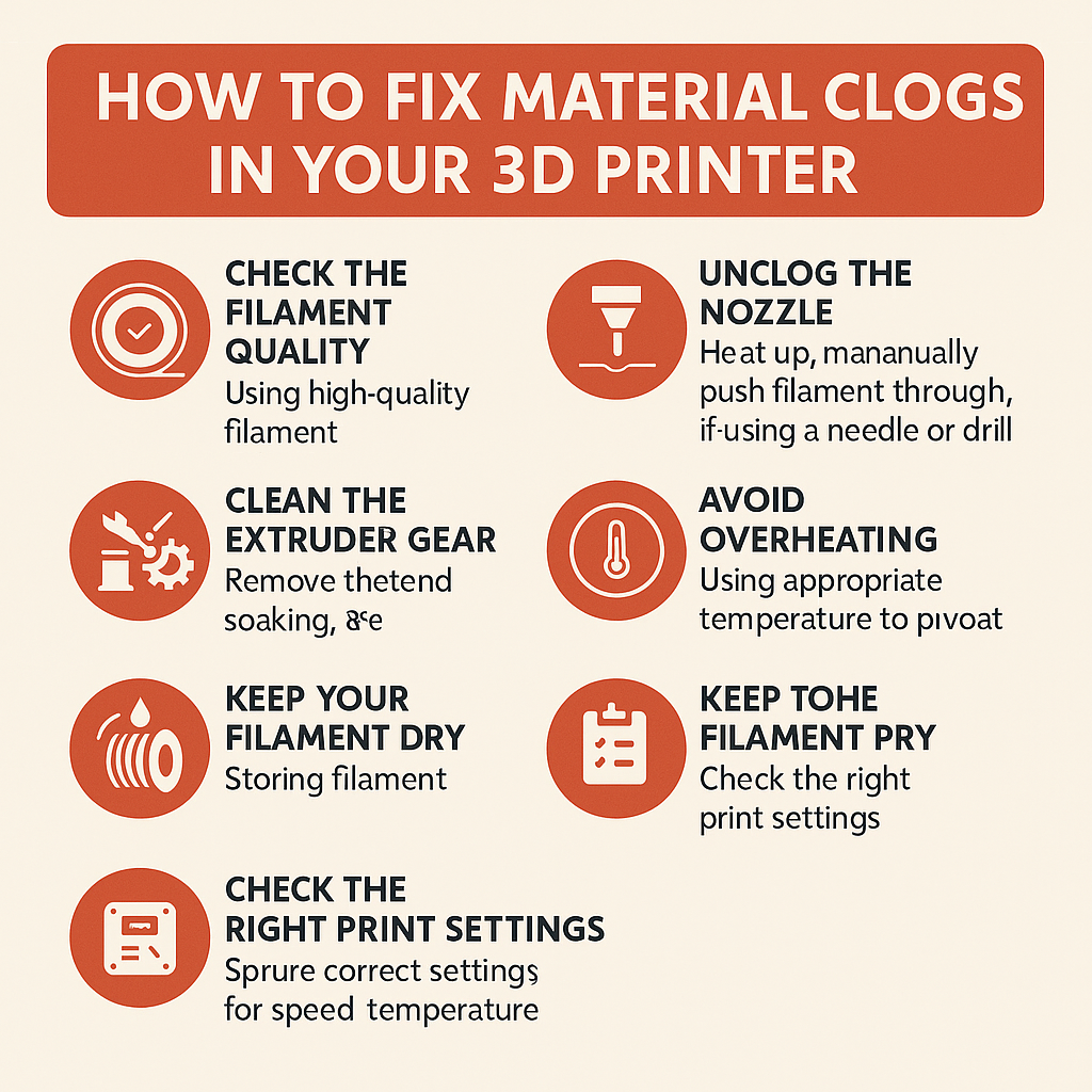 How to Fix Material Clogs in Your 3D Printer: A Simple Guide – Flying ...